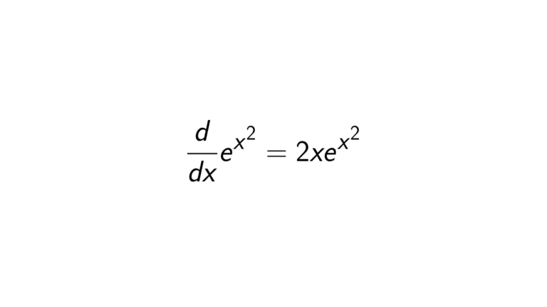 What is the Derivative e^x^2? - [FULL SOLUTION]