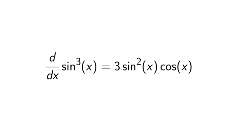 What is the Derivative of cos^3(x)? - Epsilonify