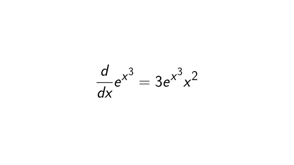 What is the Derivative of e^x^3? - Epsilonify