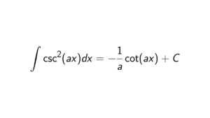 What is the integral of csc^2(x)? - Epsilonify