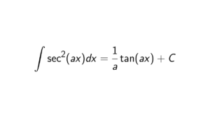 What is the integral of sec^2(x)? - Epsilonify