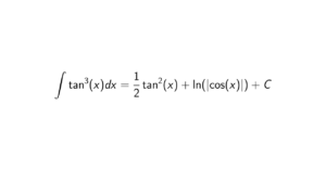What is the integral of tan^3(x)? - Epsilonify