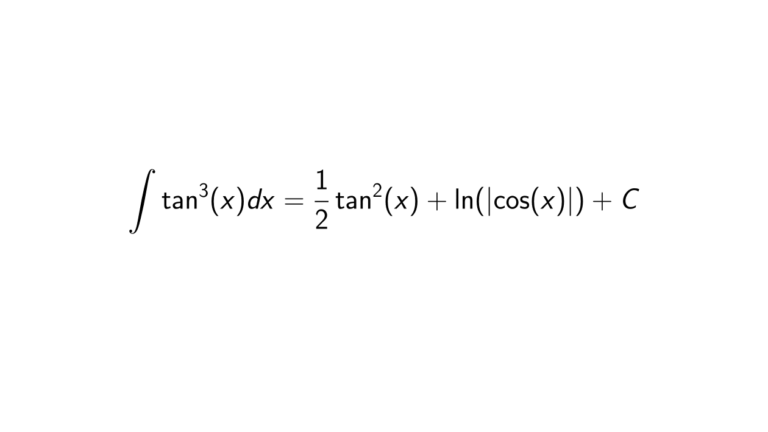 What is the integral of tan^3(x)? - Epsilonify