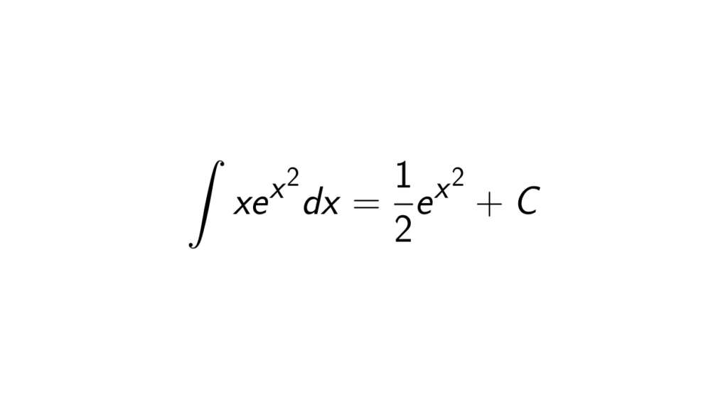 What is the integral of xe^(x^2)? - Epsilonify