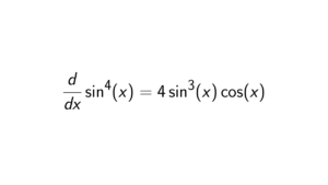 Derivative of sin^4(x) | Full Solution - Epsilonify